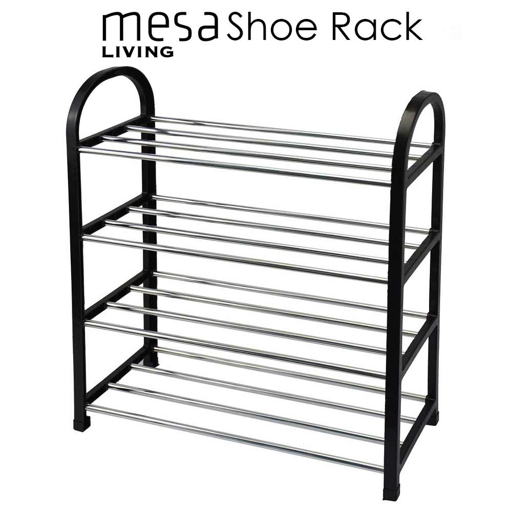 White 4 Shelf Shoe Stacker at Charli Willie blog